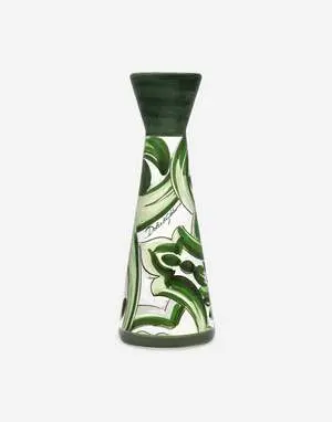 Dolce & Gabbana Ceramic Candle Holder Medium Candle Holder - Multicolor