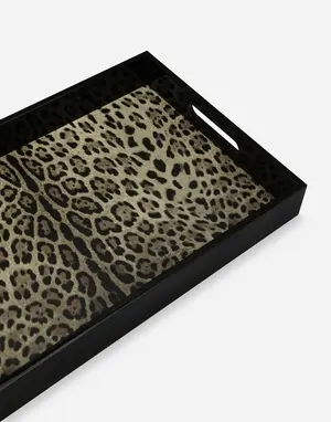 Dolce & Gabbana Wooden Tray Rectangular