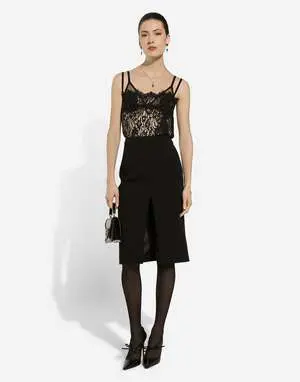 Dolce & Gabbana Lace Top Shirts And Tops