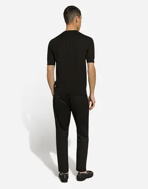 Dolce & Gabbana Wool Jogging Pants Pants And Shorts - Black