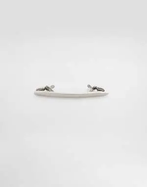 Dolce & Gabbana Collar Pin With Logo Bijoux Metal - Silver