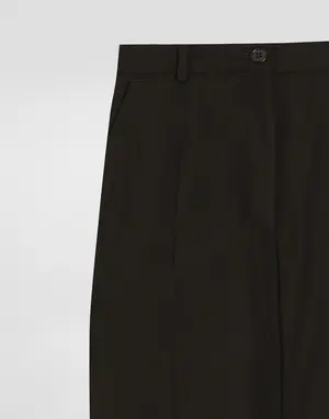 Dolce & Gabbana Wool Gabardine Tailored Trousers