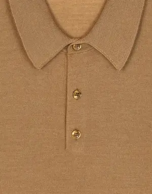 Dolce & Gabbana Silk And Cashmere Polo-shirt Sweaters And Cardigans