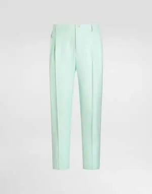 Dolce & Gabbana Tailored Wide Leg Trousers - Azure