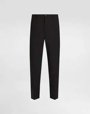 Dolce & Gabbana Dolce & Gabbana Tailored Wide Leg Trousers Black