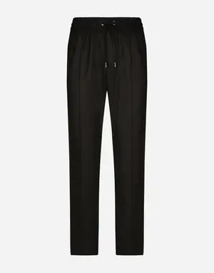 Dolce & Gabbana Tailored Wide Leg Trousers - Black