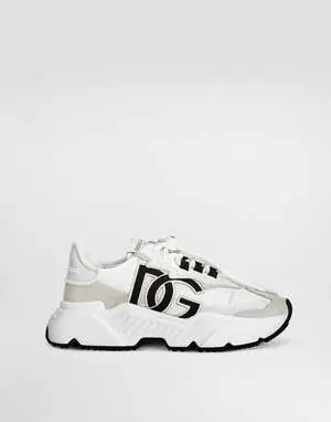 Dolce & Gabbana Mixed-materials Daymaster Sneakers - White
