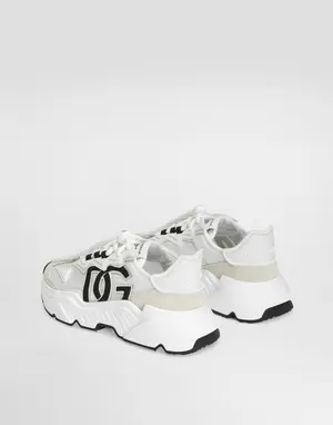Dolce & Gabbana Mixed-materials Daymaster Sneakers - White