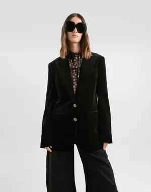 Dolce & Gabbana Smooth Velvet Jacket Blazers