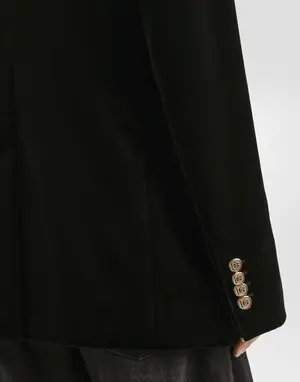 Dolce & Gabbana Smooth Velvet Jacket Blazers