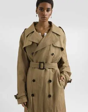 Dolce & Gabbana Double-breasted Trench Coat - Beige