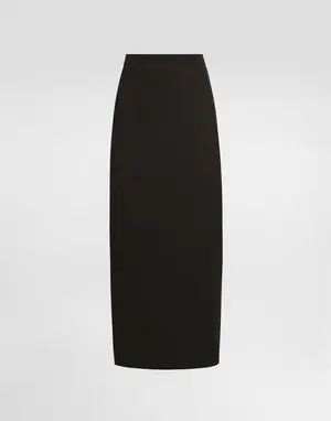 Dolce & Gabbana Virgin Wool Pencil Skirt Skirts - Black
