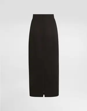 Dolce & Gabbana Virgin Wool Pencil Skirt Skirts