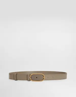 Dolce & Gabbana Calfskin Belt Belts - Beige