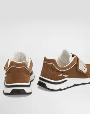 Dolce & Gabbana Dg Running Split Calfskin Sneakers