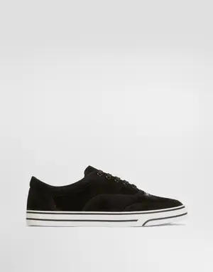 Dolce & Gabbana Raffia Low Top Sneakers - Black