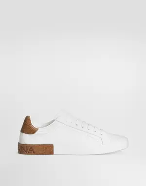 Dolce & Gabbana Low Top Leather And Suede Sneakers - Multicolor