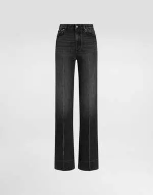 Dolce & Gabbana 5-pocket Denim Trousers Denim And Jeans Multi-colored - Multicolor