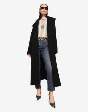 Dolce & Gabbana Boyfriend Jeans In Medium Blue Denim