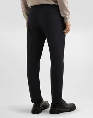 Dolce & Gabbana Wool Blend Tailored Trousers