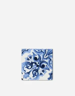 Dolce & Gabbana Medium Porcelain Coaster Coasters - Multicolor