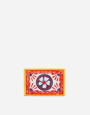 Dolce & Gabbana Medium Porcelain Coaster Coasters - Multicolor