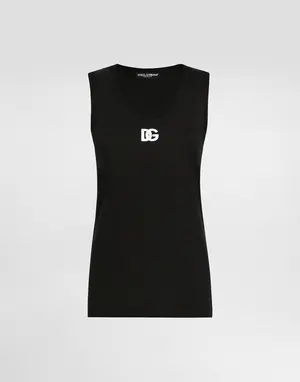 Dolce & Gabbana Round Neck Camis Tanks For Women