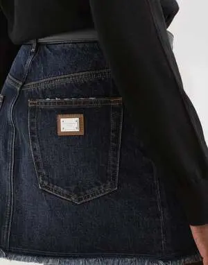 Dolce & Gabbana Denim Miniskirt Denim And Jeans Multi-colored