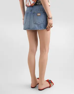 Dolce & Gabbana Denim Miniskirt