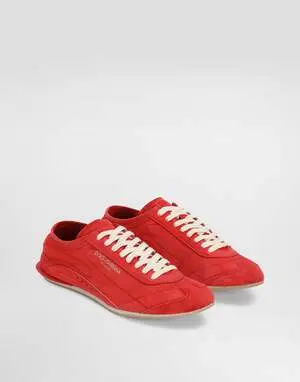 Dolce & Gabbana Suede Lipari Lace-ups - Red
