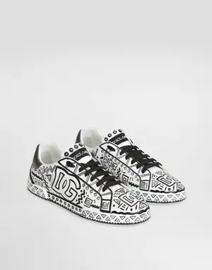 Dolce & Gabbana Raffia Sneakers - Multicolor