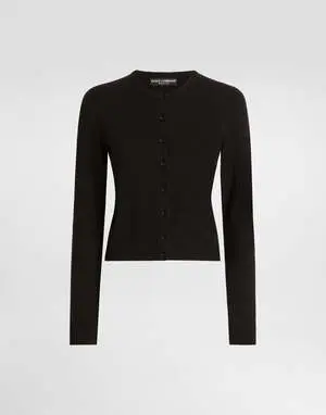 Dolce & Gabbana Cashmere Cardigan Sweaters And Cardigans - Black