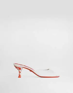 Dolce & Gabbana Ciabatta Tacco Slides And Mules - White