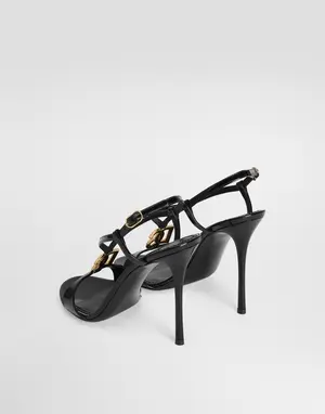 Dolce & Gabbana Patent Leather Heeled Sandals