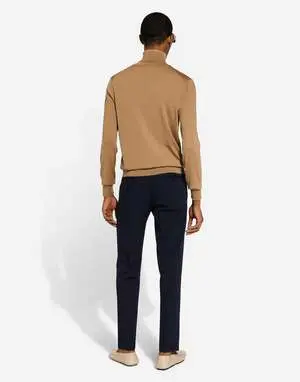 Dolce & Gabbana Cashmere And Silk Turtle-neck Sweater - Beige
