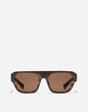 Dolce & Gabbana Tortoiseshell Acetate Cat Eye Sunglasses - Brown