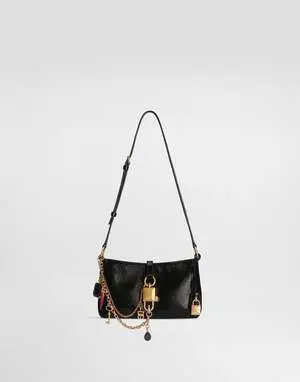 Dolce & Gabbana Gold Tone Travel Bags For Women