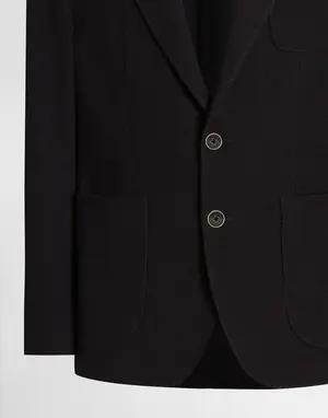 Dolce & Gabbana Single-breasted Taormina Jersey Jacket Suits And Blazers
