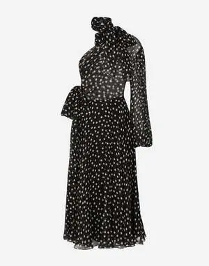 Dolce & Gabbana Long-sleeved Lace Dress - Print