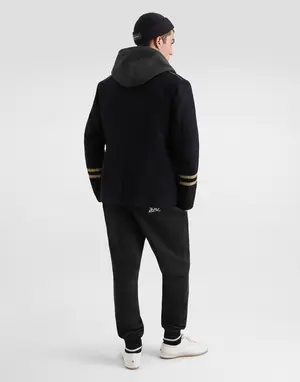 Dolce & Gabbana Cotton Hooded Sweatshirt Sweatshirts - Blue