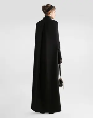 Dolce & Gabbana Double Wool Crêpe Midi Skirt