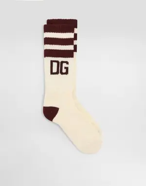 Dolce & Gabbana Short Ribbed Cotton Socks Socks