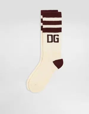 Dolce & Gabbana Short Ribbed Cotton Socks Socks