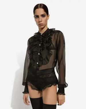 Dolce & Gabbana Camicia Shirts And Tops - Black
