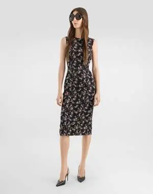 Dolce & Gabbana Small Floral-print Charmeuse Dress