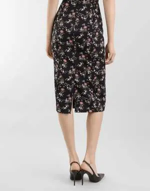 Dolce & Gabbana Small Floral-print Charmeuse Dress