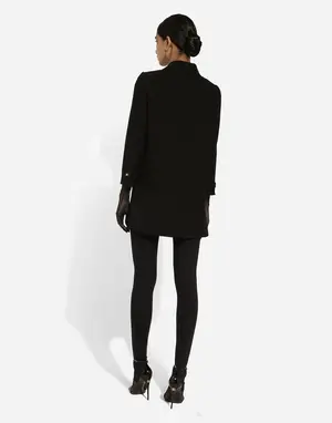 Dolce & Gabbana Short Woolen Coat Coats And Jackets