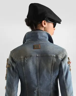 Dolce & Gabbana Denim Jacket With Embroidery Denim And Jeans Multi-colored