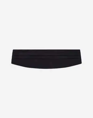 Dolce & Gabbana Silk Satin Cummerbund Ties And Pocket Squares Silk - Blue