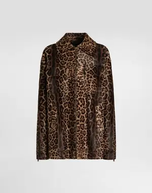 Dolce & Gabbana Pony Leo Shirt-style Jacket Coats And Jackets Multi-colored - Multicolor
